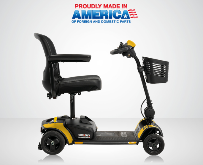Pride Go-Go Elite Traveller 2 Platinum Scooter | Dahl Medical Supply